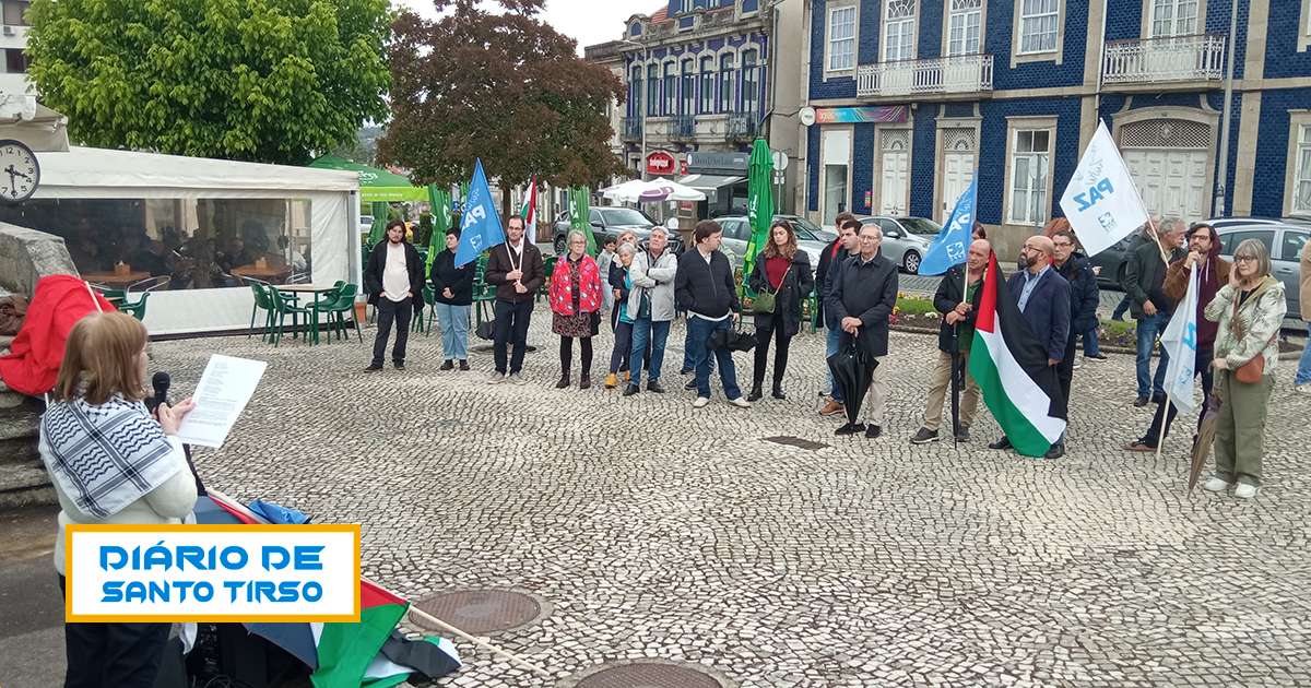 Santo Tirso acolheu iniciativa "Paz no Mundo! Palestina Livre! Não à ...